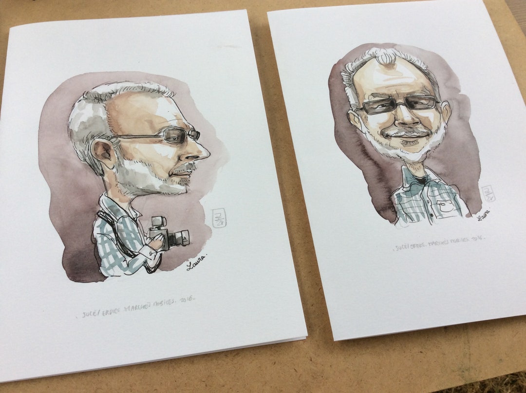 CARICATURE A5 - Comic Strip - Color - Etsy