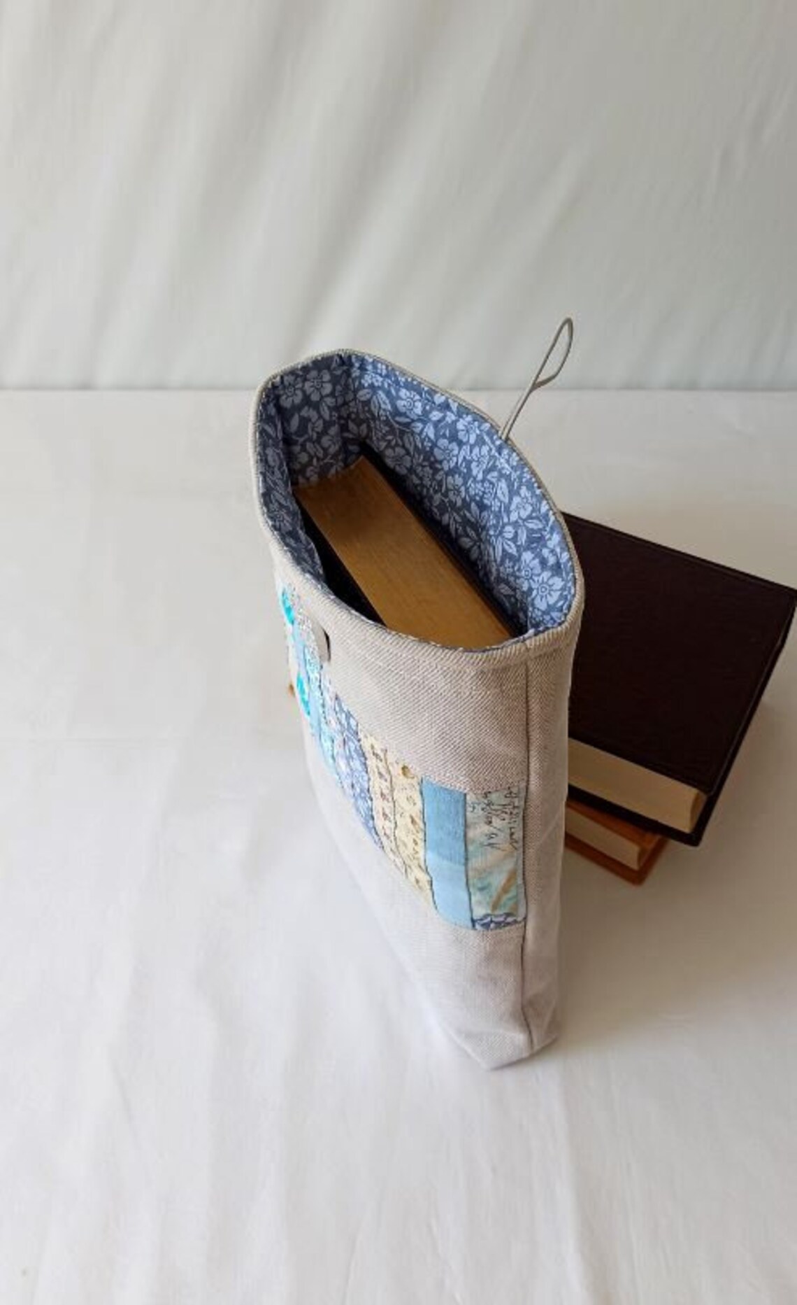Book Bag, Book Transport Pocket, Book Protection, Book Sleeve, Beige ...