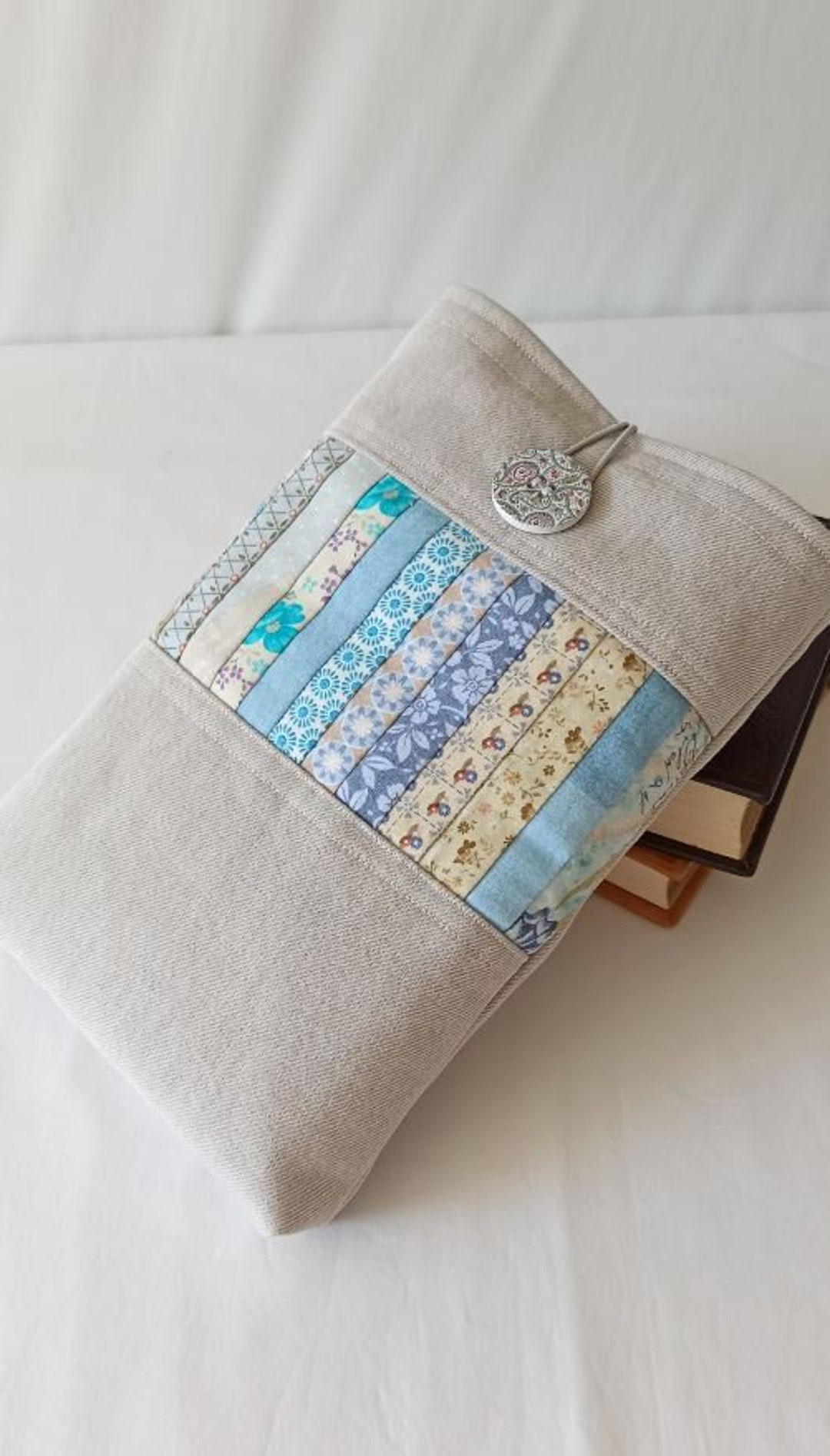 Book Bag, Book Transport Pocket, Book Protection, Book Sleeve, Beige ...