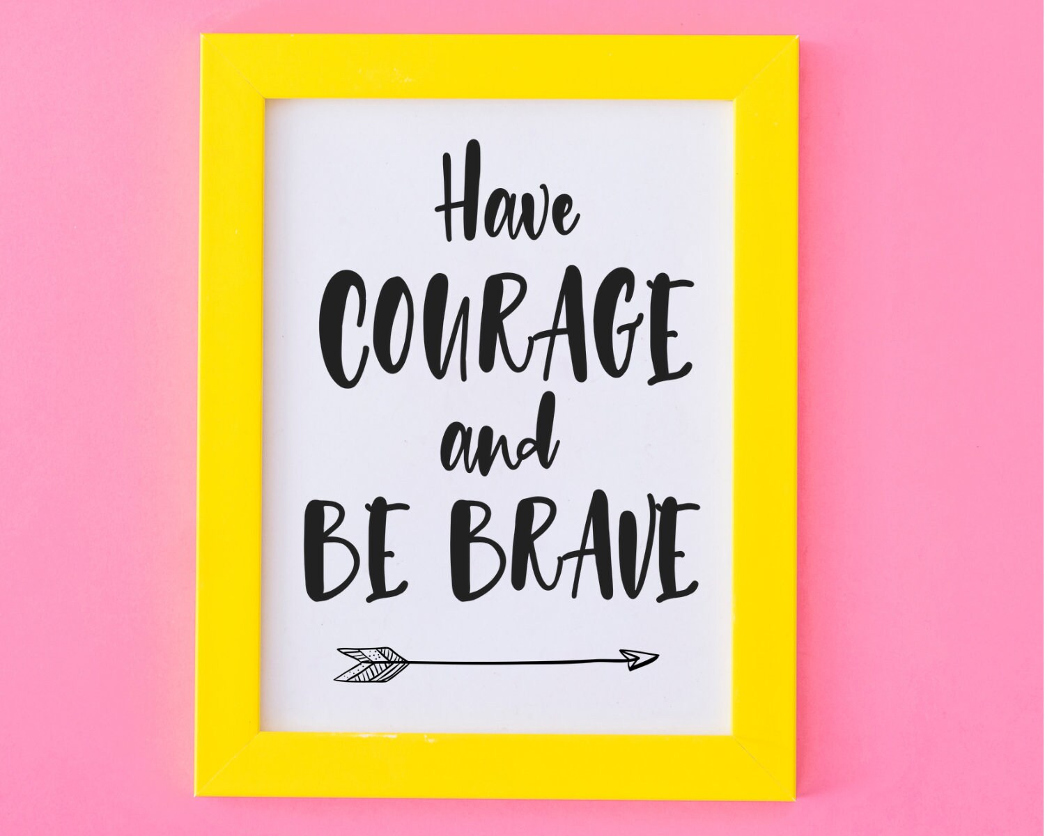 Be Brave Nursery Decor Have Courage and Be Brave Kids Room Quote ...