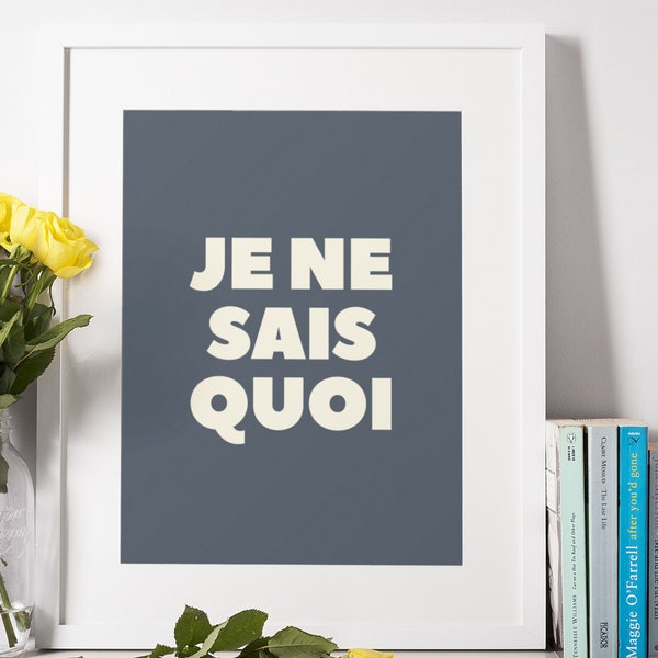 Je Ne Sais Quoi - Etsy