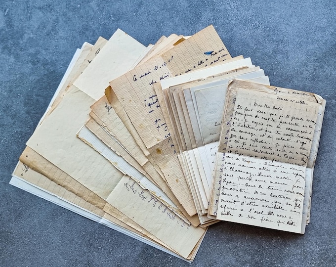 Antique French Letters - Etsy