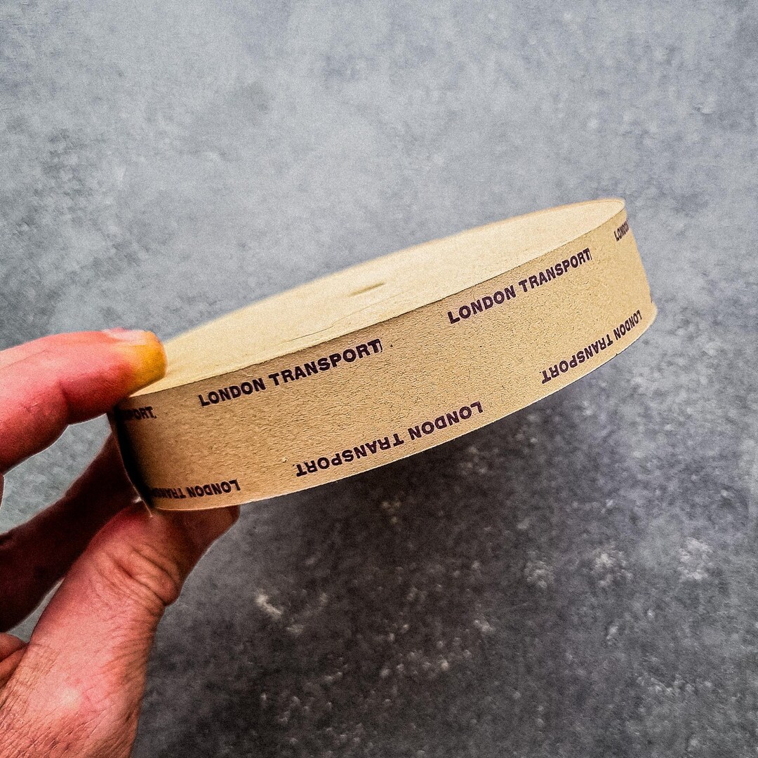 Vintage British London Transport Ticket Roll - Etsy