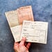 Vintage French Salary Slips - Etsy