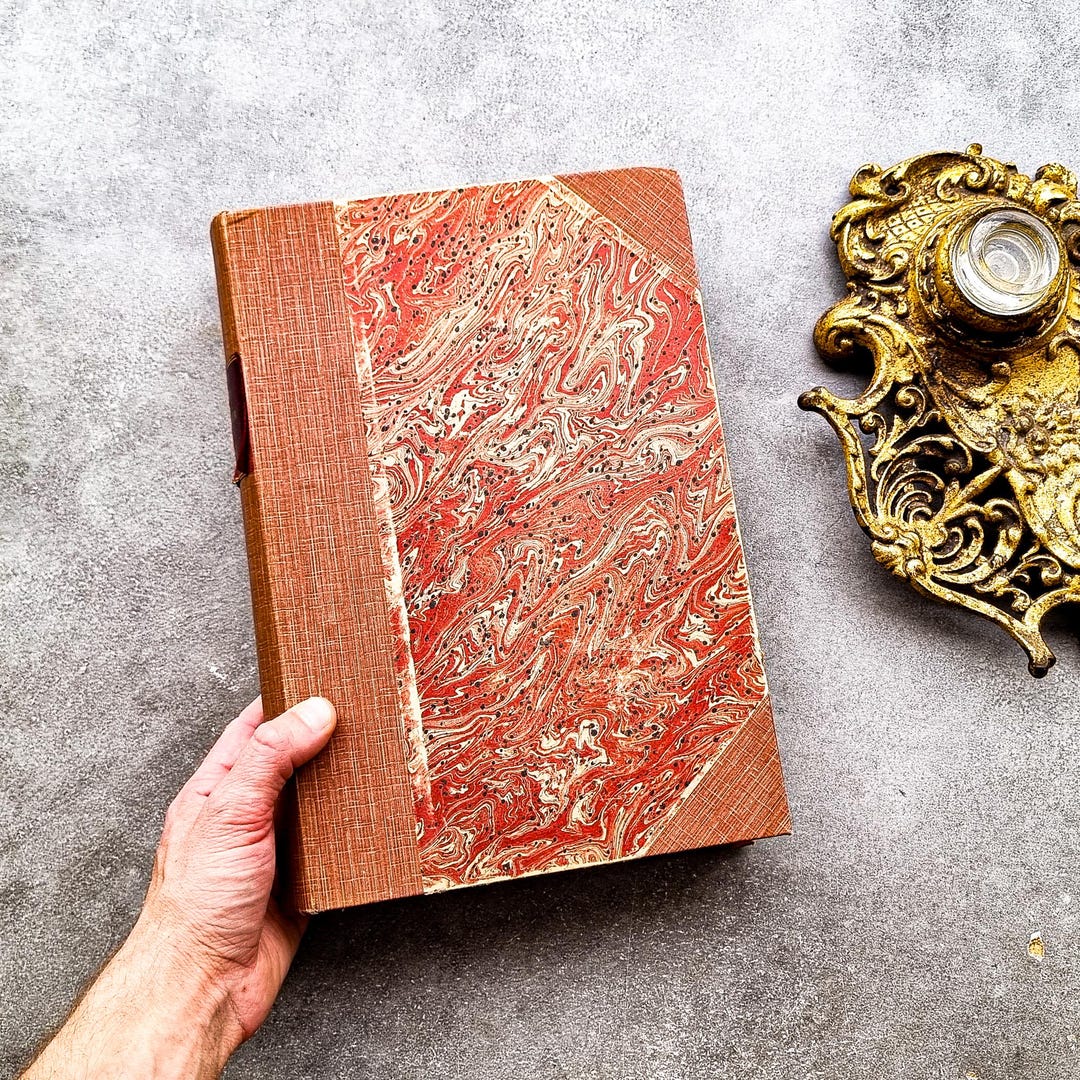 Antique French Book - Etsy