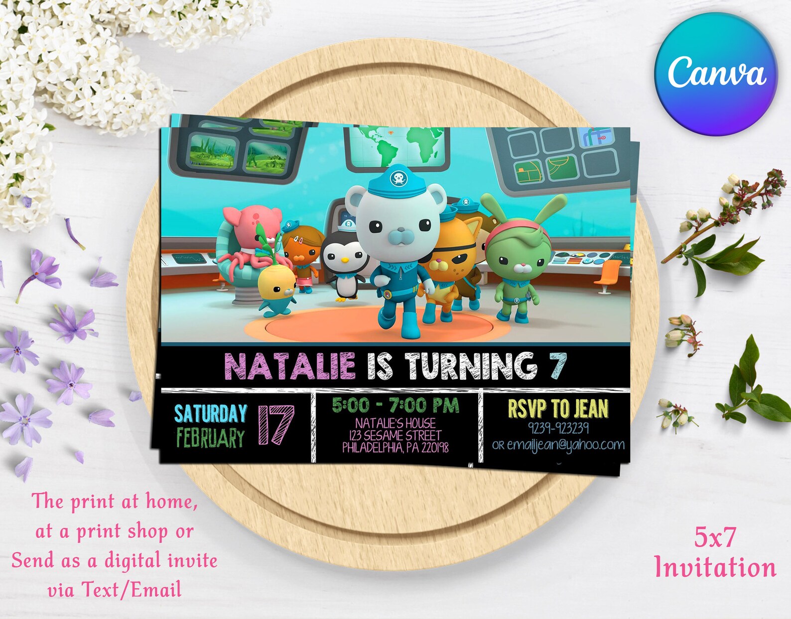 Octonauts Invitation, Octonauts Birthday Invitation, Octonauts Birthday ...