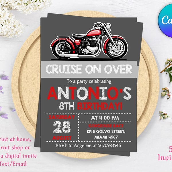 Motorcycle Party - Etsy
