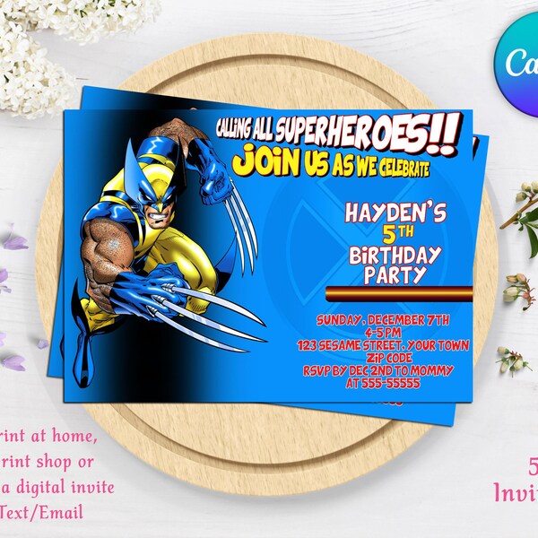 Wolverine Birthday Party Decorations - Etsy