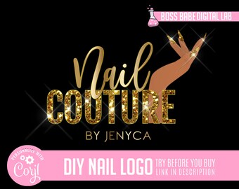 Nail bar logo | Etsy