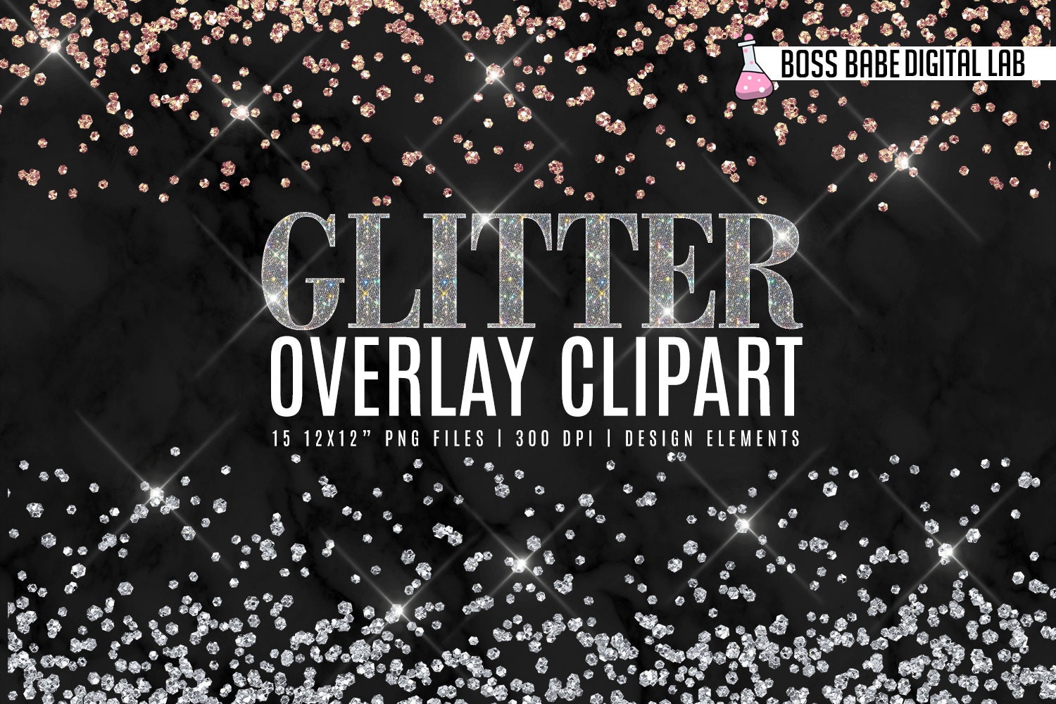 Transparent Sparkle Overlay