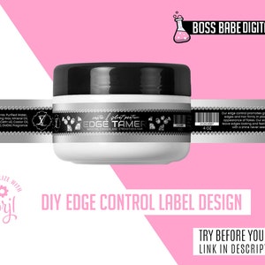 Edge Control Label Design, Do It Yourself Edge Control Label Design ...