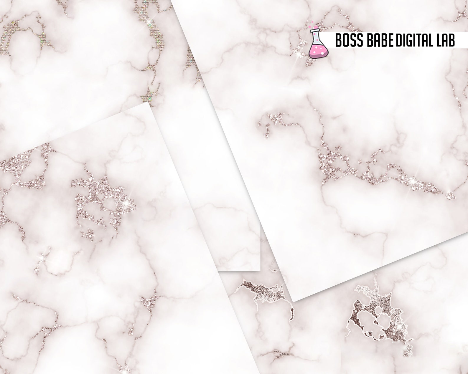 Seamless Champagne Glam Marble Digital Paper, Champagne Marble Paper ...