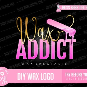 DIY Edit Yourself Wax Logo Design, Beauty Logo, Wax Specialist ...
