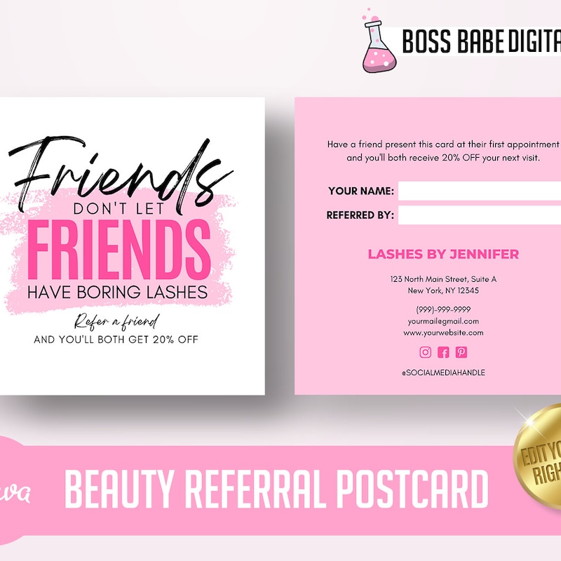 Referral Card - Etsy