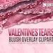 Glam Tears Clipart Bundle, Glitter Tear Borders Clipart Bundle, Glitter ...