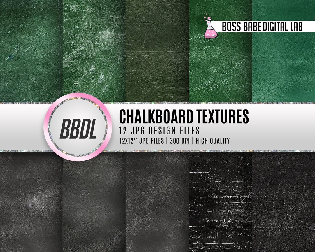 Chalkboard Digital Papers | Chalkboard Instant Download | Chalkboard ...
