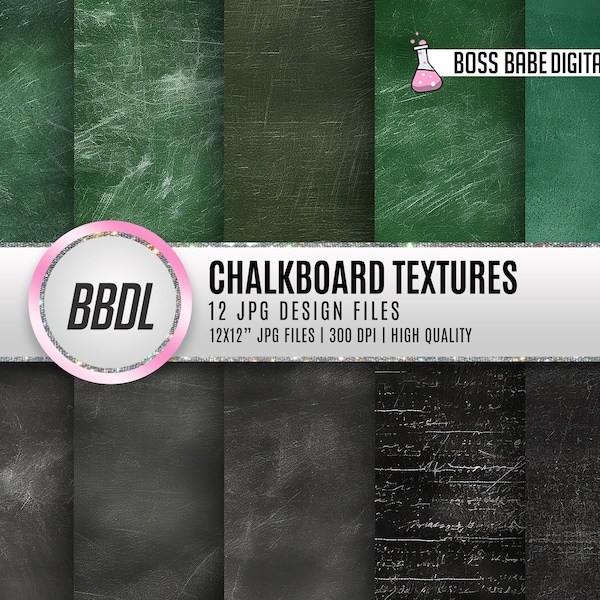 Chalkboard Digital - Etsy