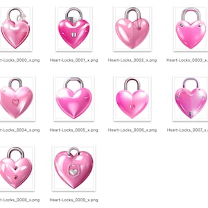 Glam Pink Heart Lock Clipart: "lock Clipart" School Hear Lock Clipart ...