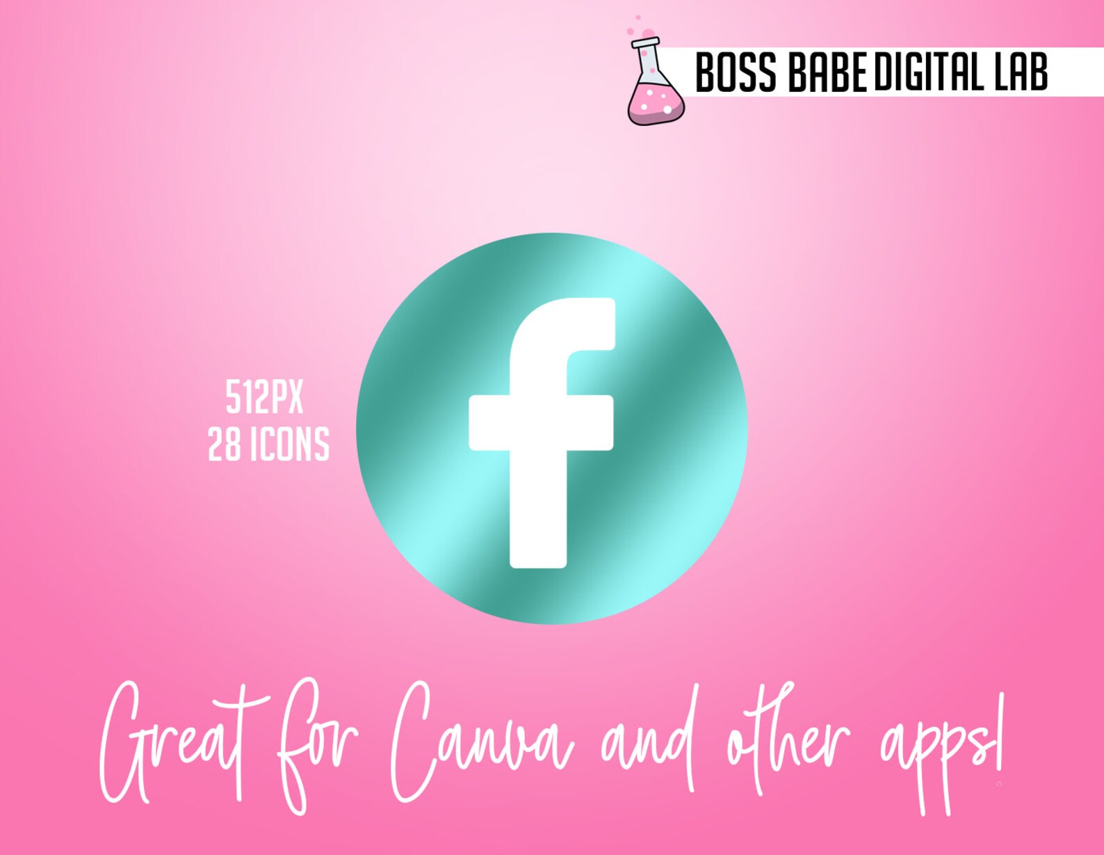 Teal Website Icon Kit, Teal Social Media Icons, Teal Social Media Icons ...