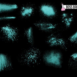 Turquoise Dust Clipart, Turquoise Dust Design Elements, Turquoise Dust ...
