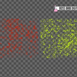 Multi Color Ink Splatter Overlays, Transparent PNG Digital Paint ...