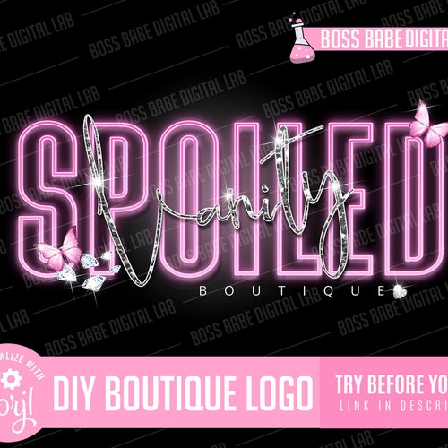 Hair Logo DIY Logo Design Template Hair Bundles Logo Beauty - Etsy