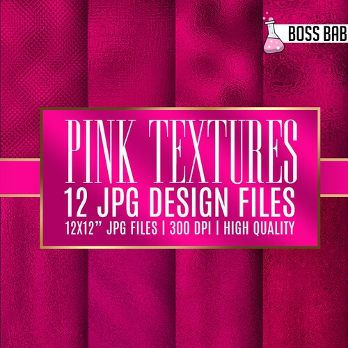 Ultimate Metallic Pink Textures Seamless Digital Paper - Etsy