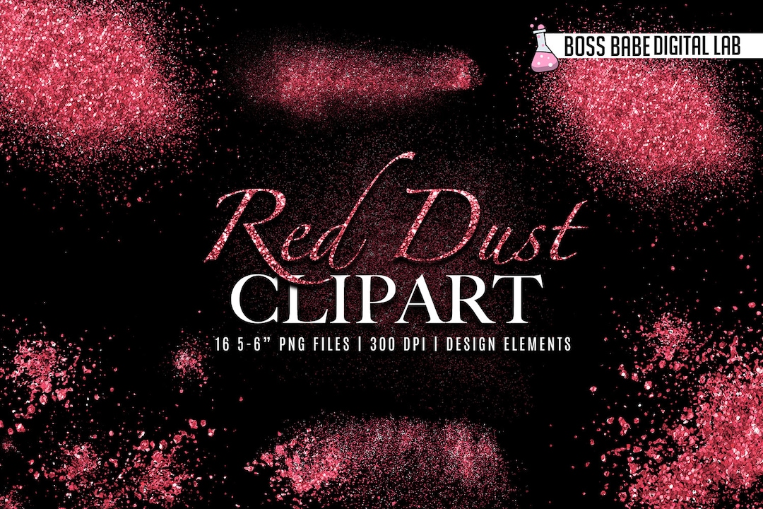 Red Dust Clipart, Red Dust Design Elements, Red Dust Strokes, Red Dust ...