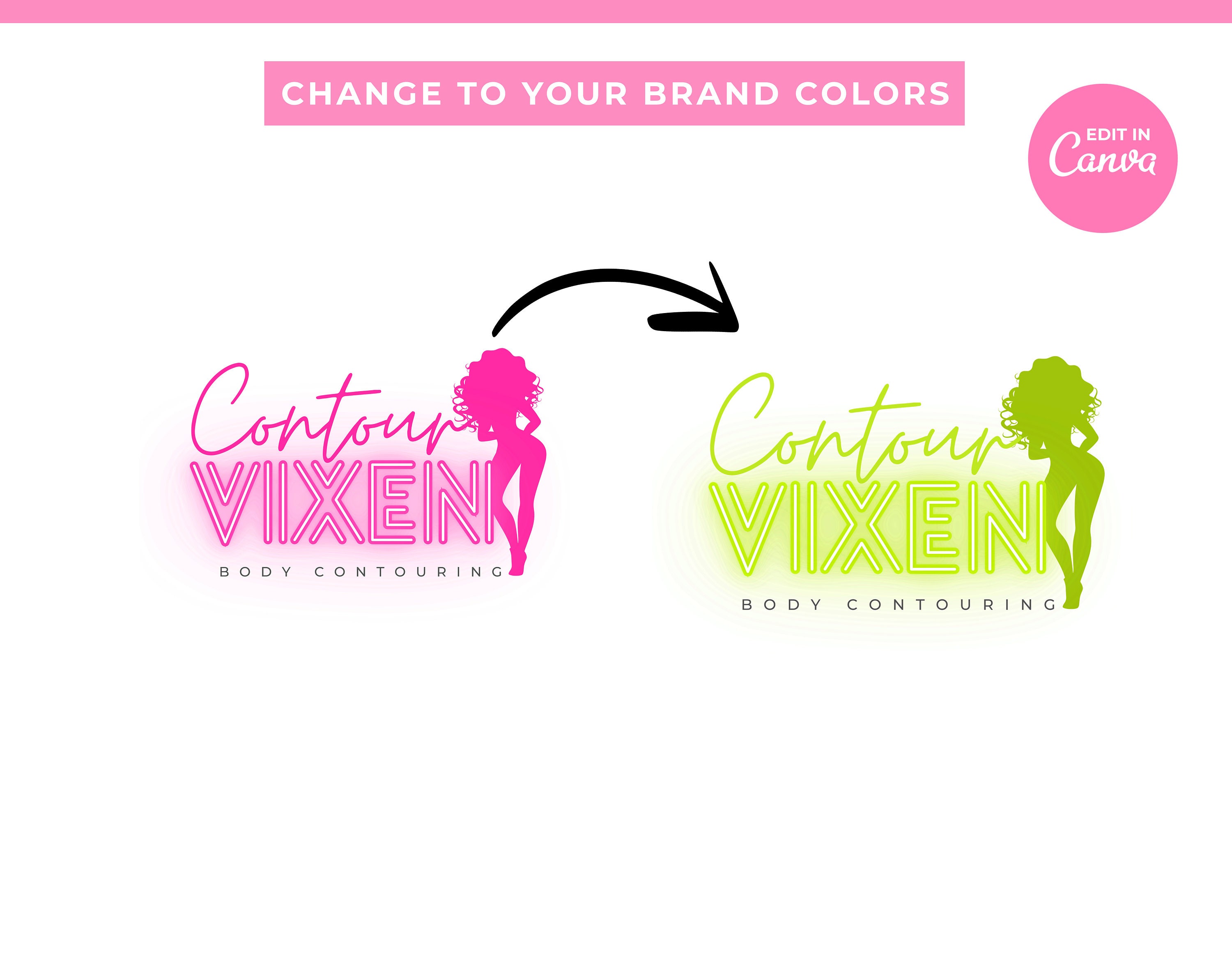 Do It Yourself Body Contouring Logo: Beauty Logo, Spa Logo, Wellness ...