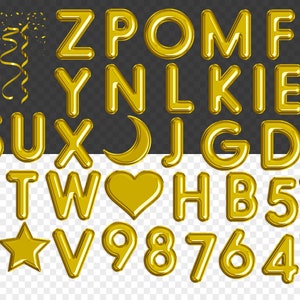 Gold Foil Balloon Clipart: "balloon Clipart" Gold Clipart, Gold Event ...