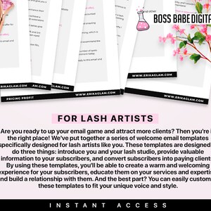 Welcome Email Sequence Template for Lash Artist, Welcome Email Swipe ...