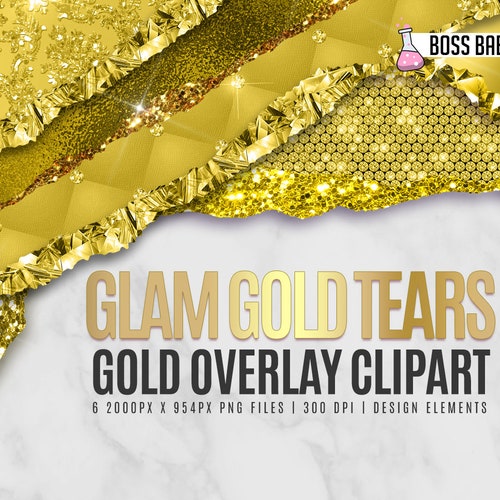 Glam Pink Tears Clipart Glitter Pink Tear Borders Clipart - Etsy