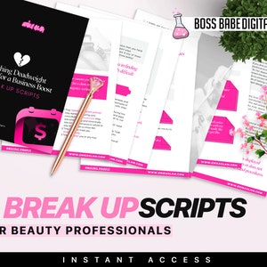 Client Break up Script Template for Beauty Business, Client Break up ...