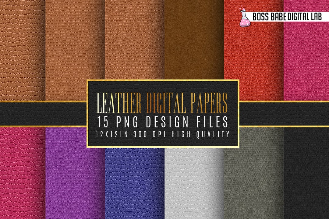 Leather Textures Digital Paper, Neutral Leather Backgrounds, Rustic ...