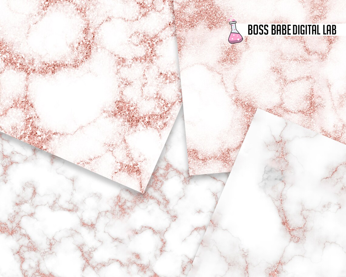 Seamless Rose Gold Glam Marble Digital Paper Rose Gold Marble - Etsy