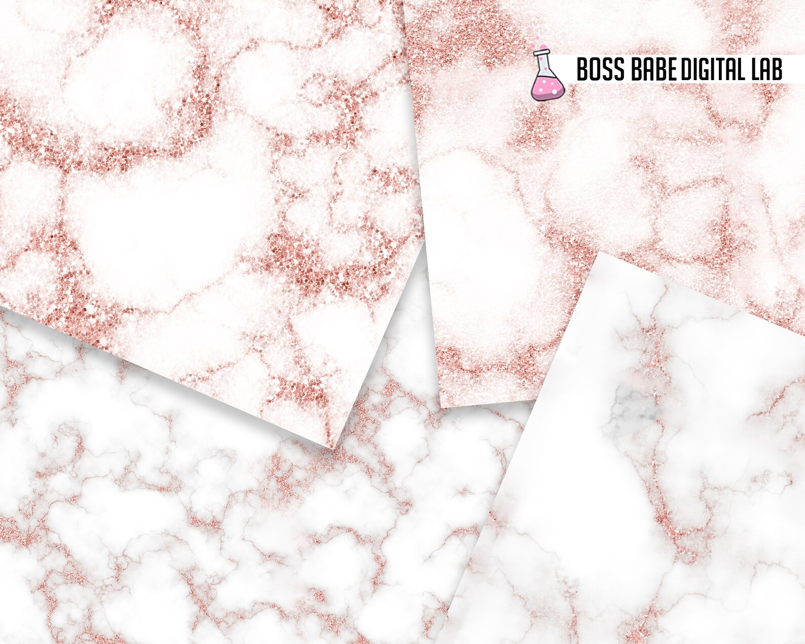 Seamless Rose Gold Glam Marble Digital Paper Rose Gold Marble - Etsy