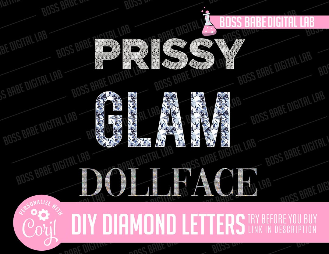 DIY Diamond Lettering, Do It Yourself Diamond Lettering, Create Your ...