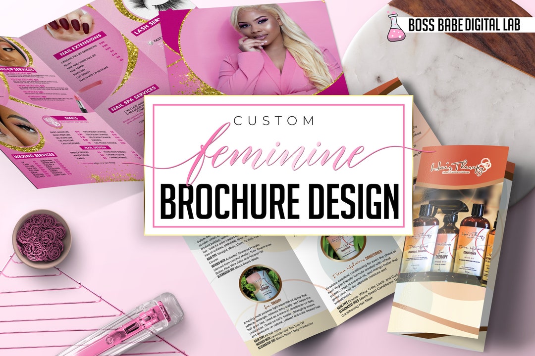 Custom Brochure Design, Packaging Design, Hair Brochure Design ...