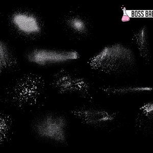 Silver Dust Clipart, Silver Dust Design Elements, Silver Dust Strokes ...