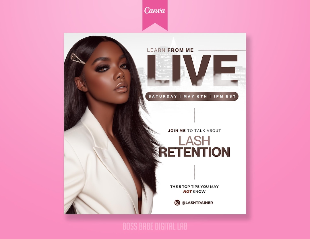 Going Live Flyer, DIY Flyer Template Design, Livestream Flyer, Client ...