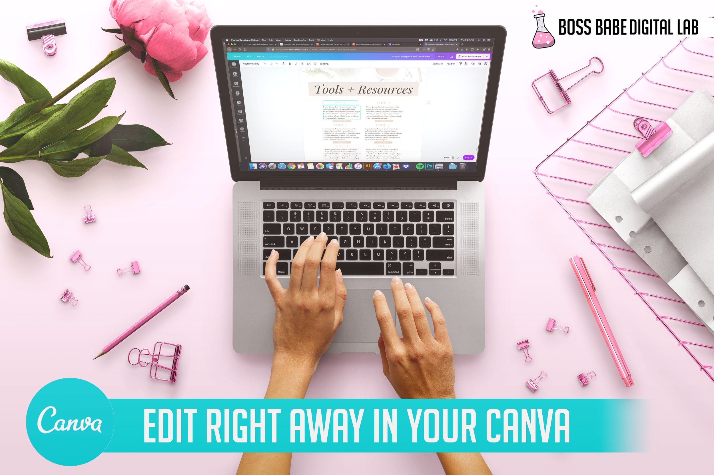 Canva Welcome Packet for Graphic Designers Graphic Designer - Etsy