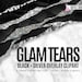 Glam Black and Silver Tears Clipart, Glitter Black and Silver Tear ...