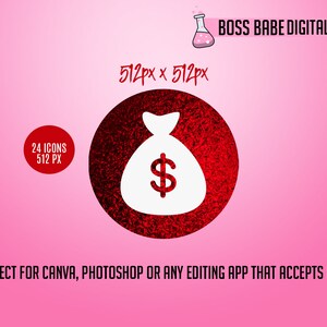 Red Satin Website Icon Kit, Red Social Media Icons, Red Social Media ...