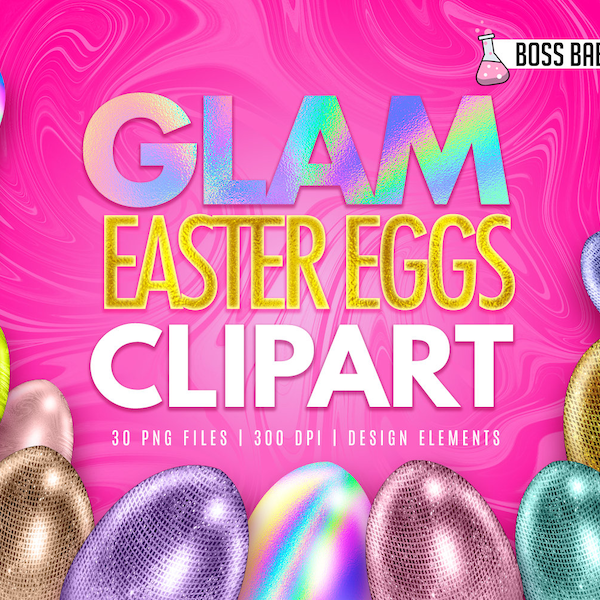 Easter Egg Clipart - Etsy