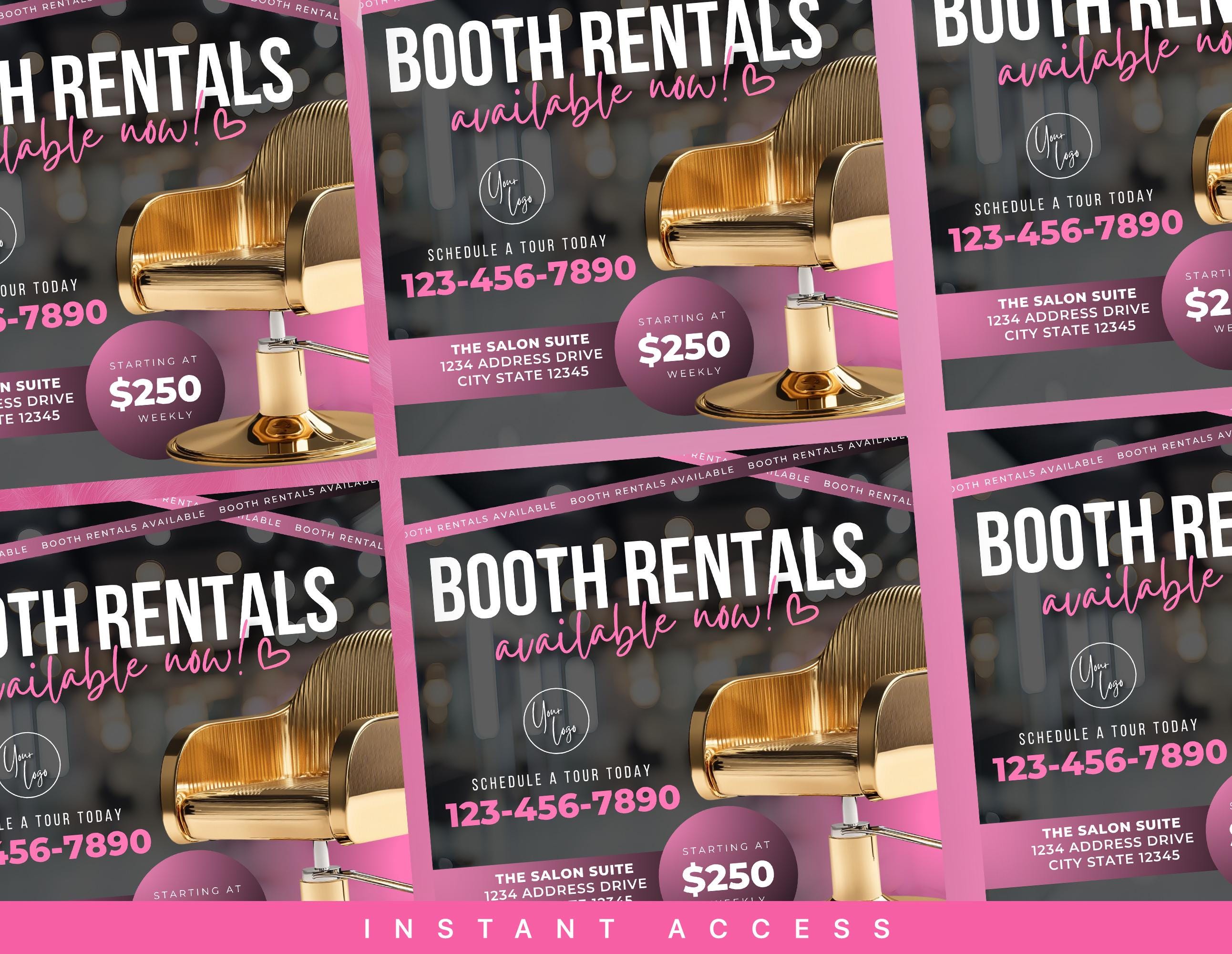 Salon Suite Flyer Canva, Now Leasing Salon Suites, Animated Template ...