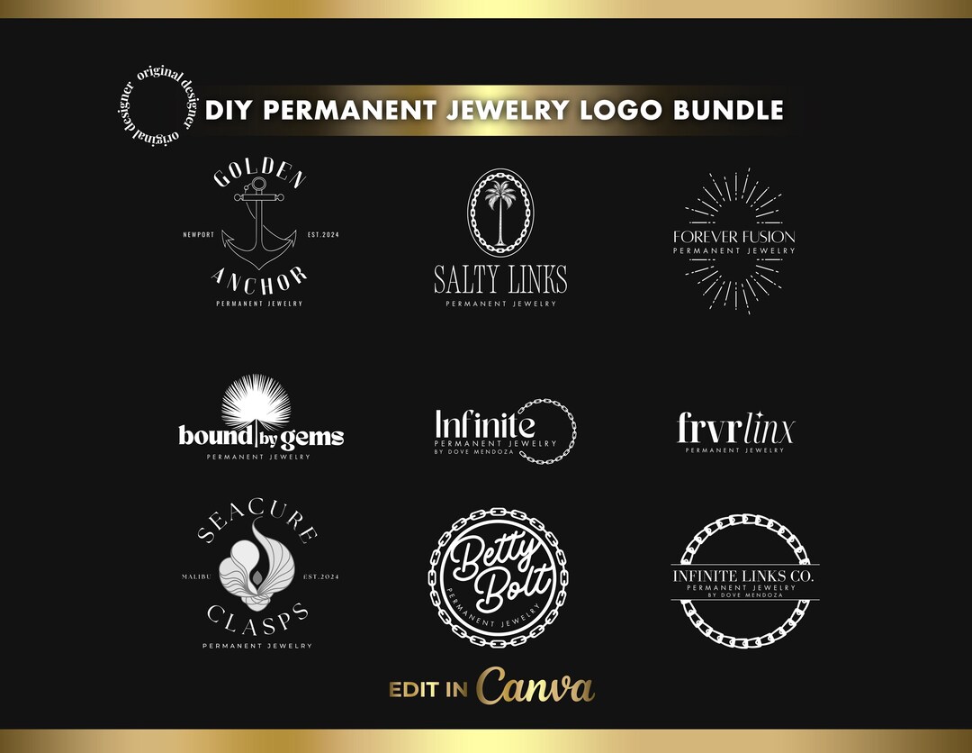 DIY Signature Permanent Jewelry Logo | Permanent Jewelry Display ...