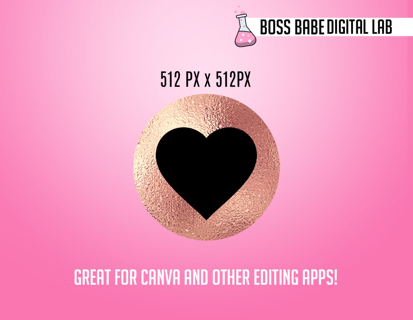 Rose Gold Website Icon Kit, Rose Gold Social Media Icons, Rose Gold ...