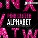 Pink Glitter Alphabet Clipart Pink Glitter Alphabet Design | Etsy