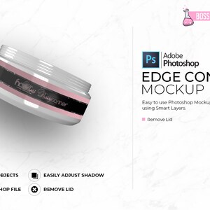 Edge Control Mockup, Edge Control Template, PSD Smart Layers Mockup ...