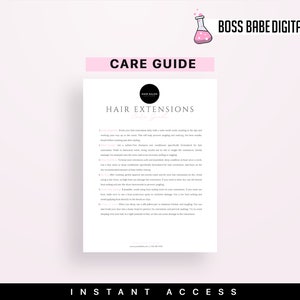 Hair Extension Forms, Editable Hair Consent Templates, Hair Extensions ...
